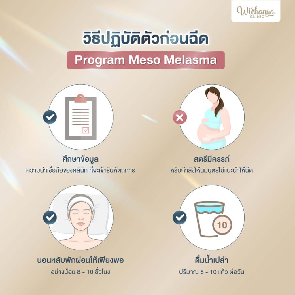 Meso Melasma ฉีดเมโสฝ้า แก้ปัญหาฝ้าที่กวนใจได้ผลลัพธ์ที่ชัดเจน